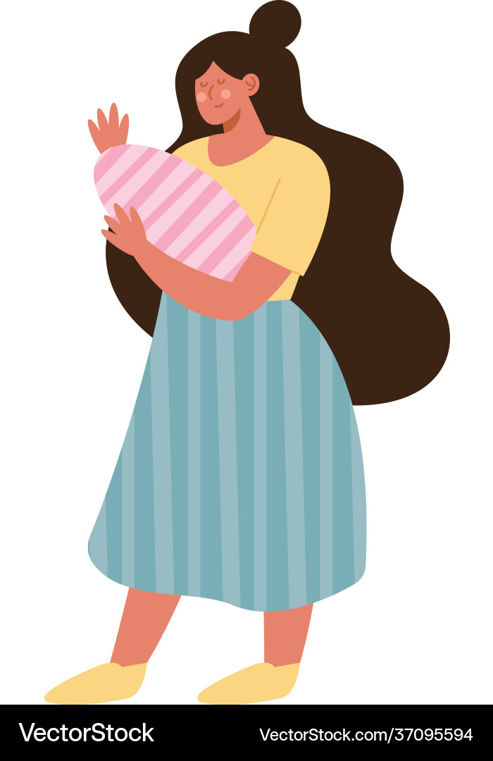 Mom lifting baby Royalty Free Vector Image - VectorStock