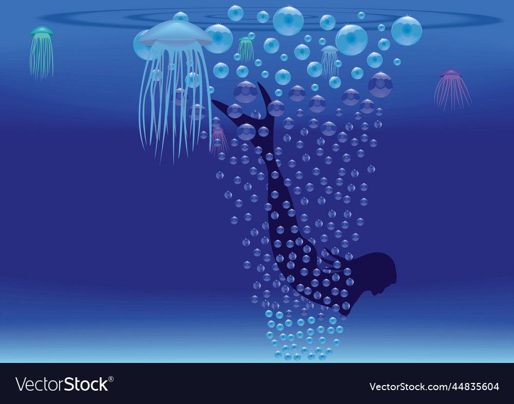 Mermaid Royalty Free Vector Image Vectorstock