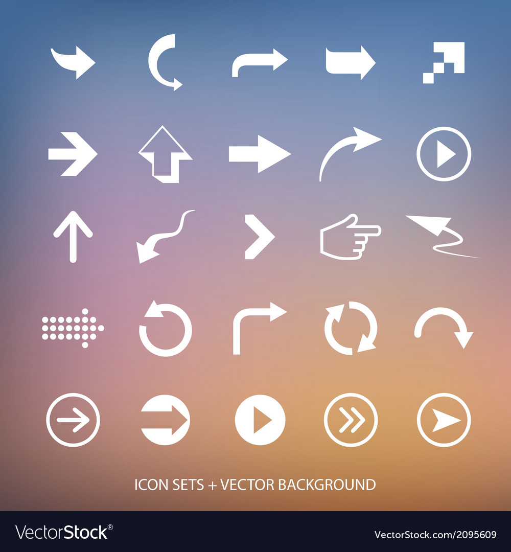 Icons Royalty Free Vector Image - VectorStock