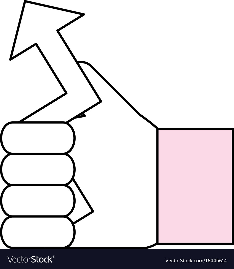 Arrow pointer symbol Royalty Free Vector Image