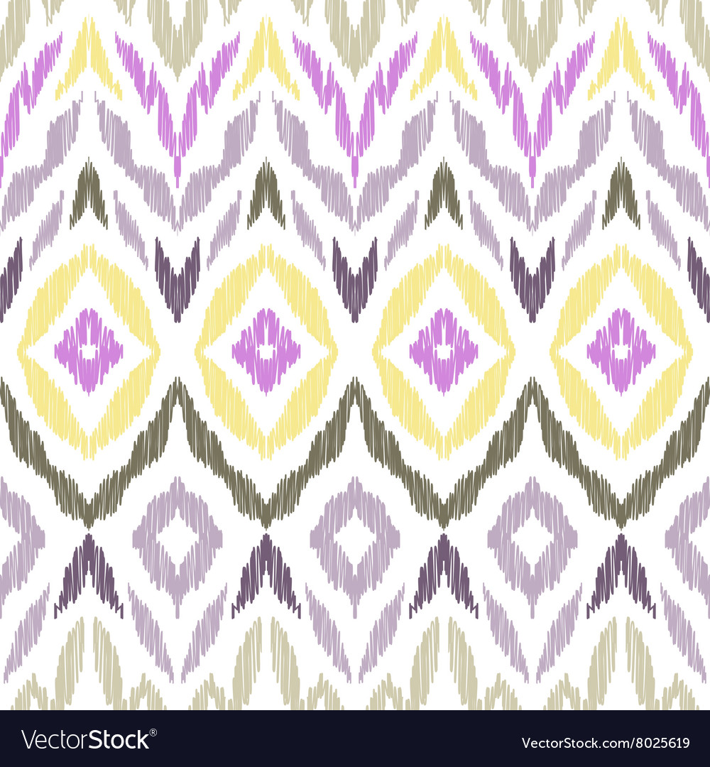 Ikat pattern Royalty Free Vector Image - VectorStock