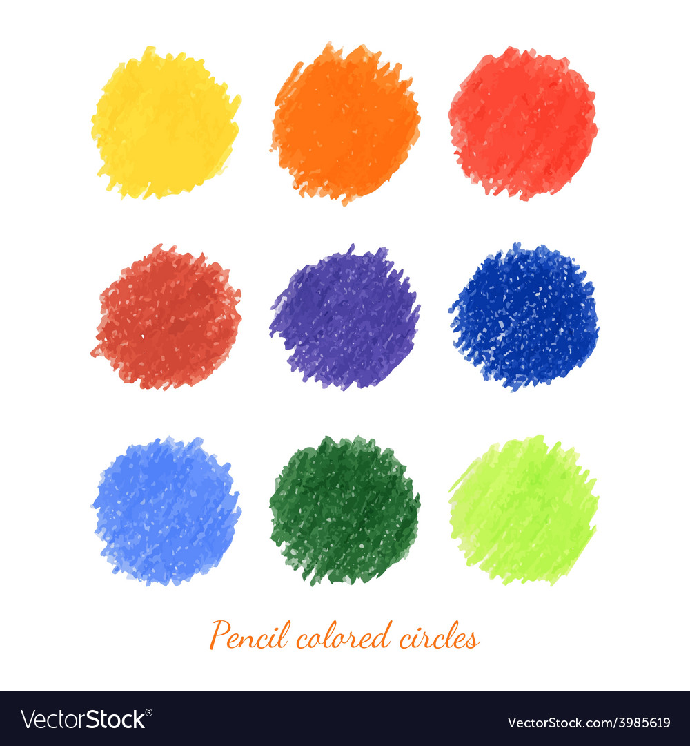 Set colorful dots Royalty Free Vector Image - VectorStock