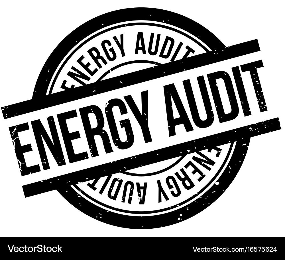 Energy audit rubber stamp Royalty Free Vector Image