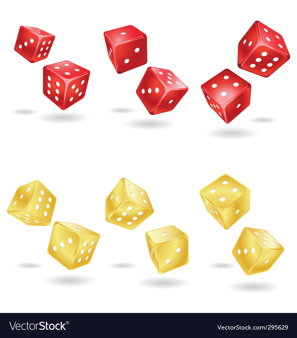 Dices Royalty Free Vector Image - VectorStock