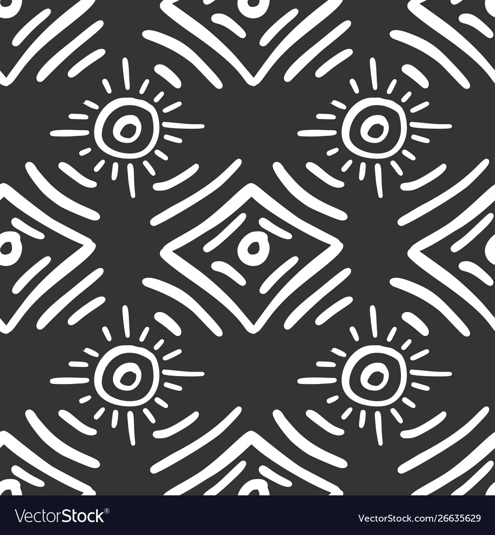 Seamless aztec pattern Royalty Free Vector Image