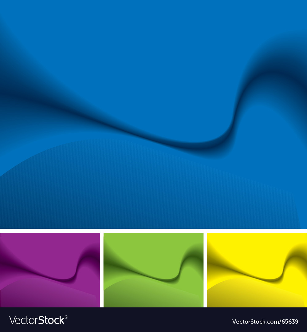 Smooth wave background Royalty Free Vector Image