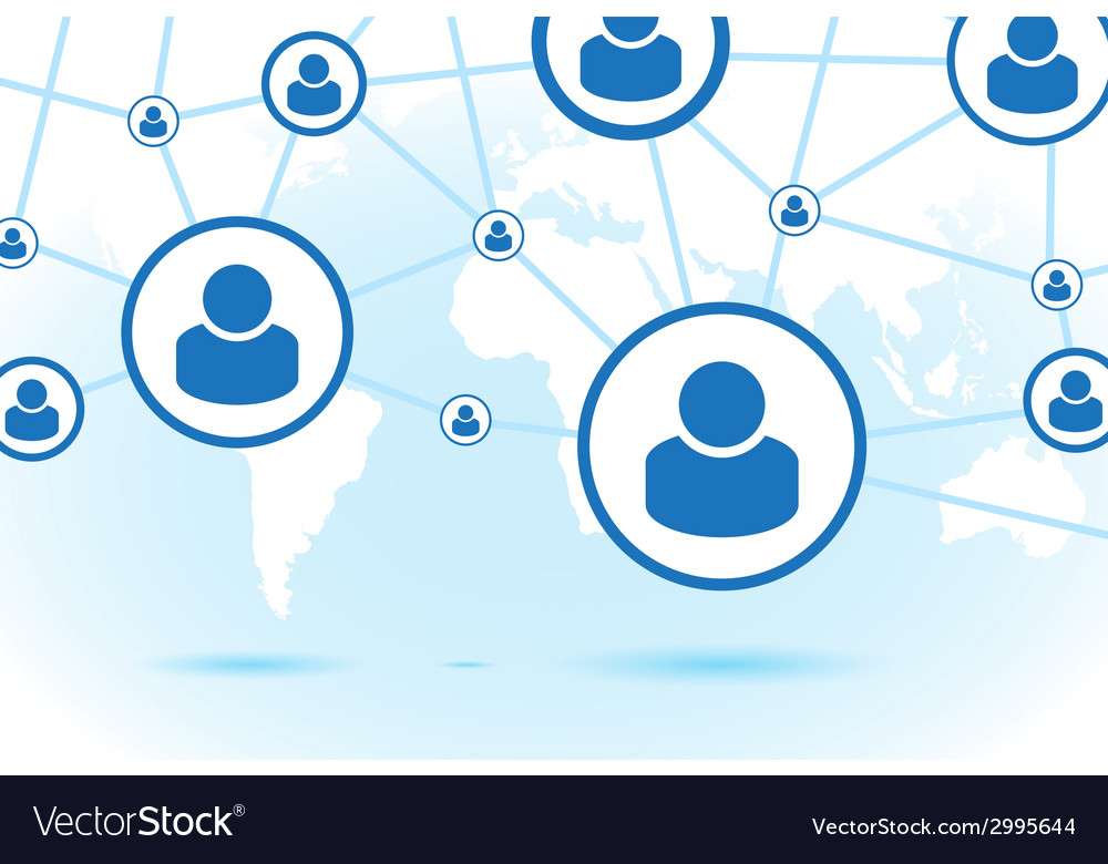 Communication background Royalty Free Vector Image