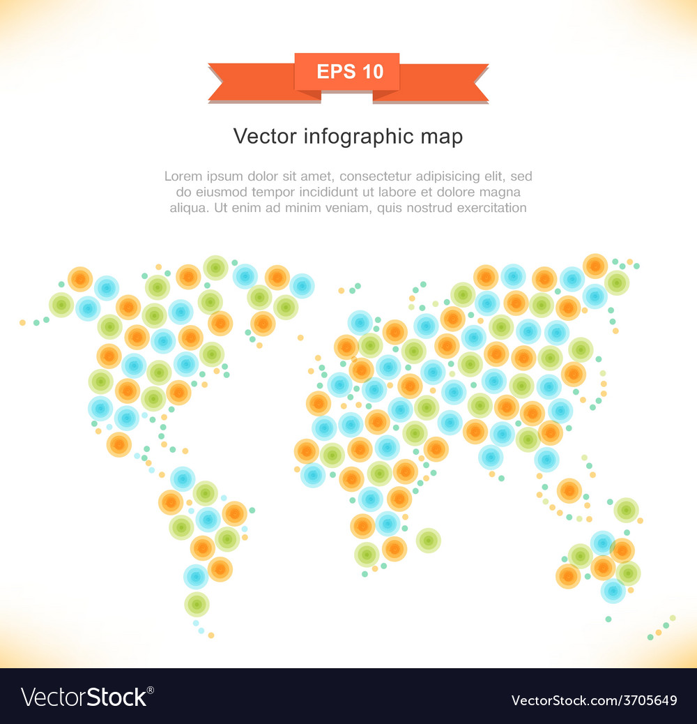 Abstract map design Royalty Free Vector Image - VectorStock
