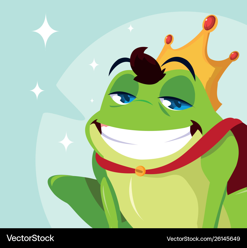 Fairy Tale Frog Clipart Fairy Tale Vector Princess With Frog Prince