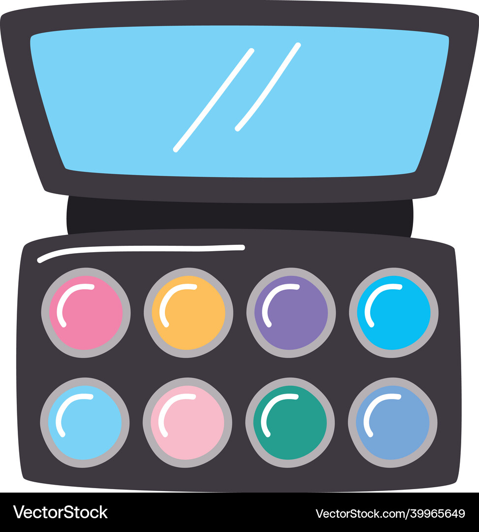 Makeup eyes shadows Royalty Free Vector Image - VectorStock