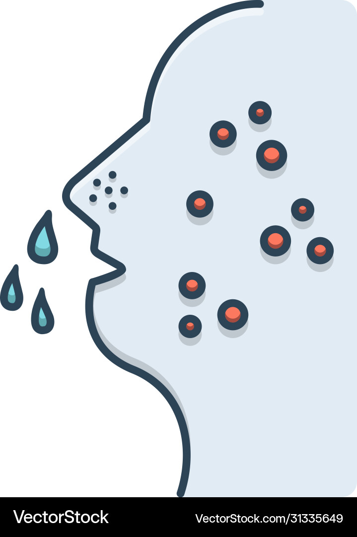 Sneeze Royalty Free Vector Image - VectorStock
