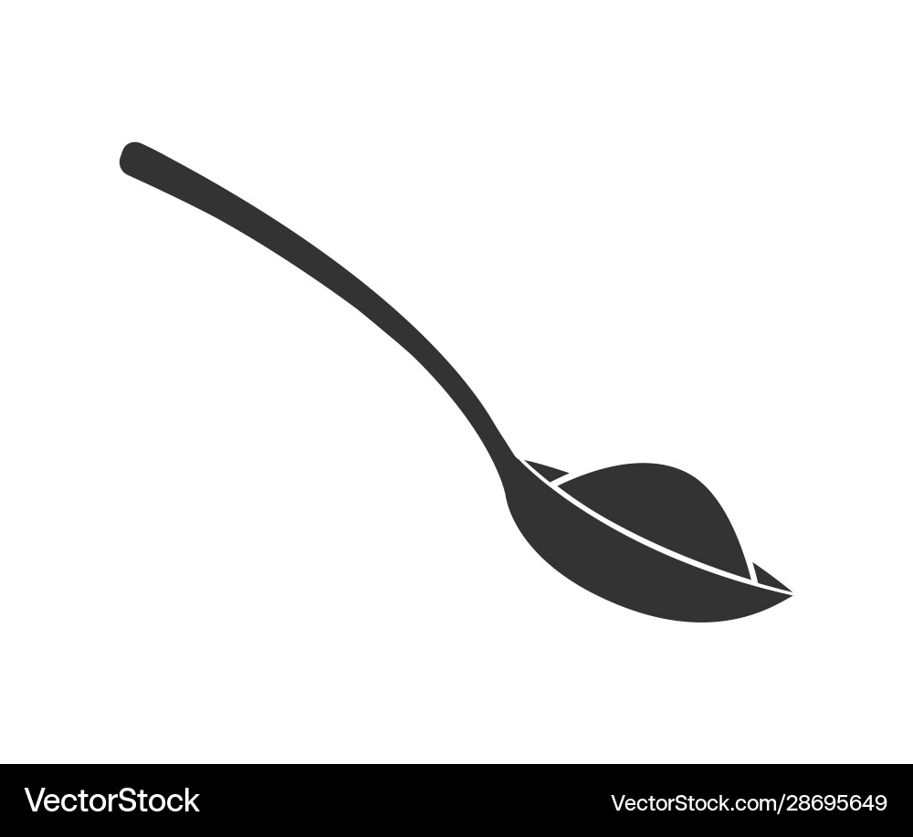 Spoon with Sugar and Flour Icons Royalty Free Vector Image