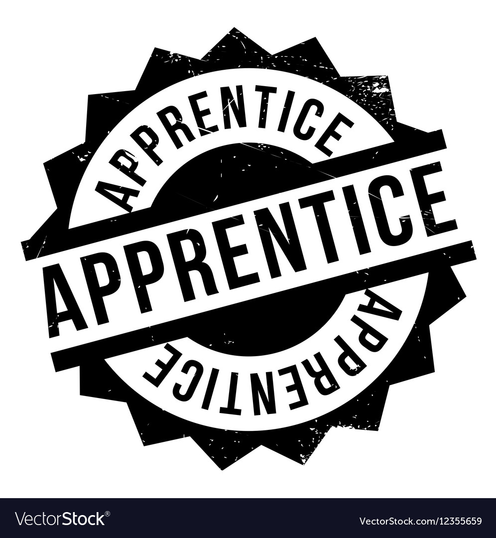 Apprentice rubber stamp Royalty Free Vector Image