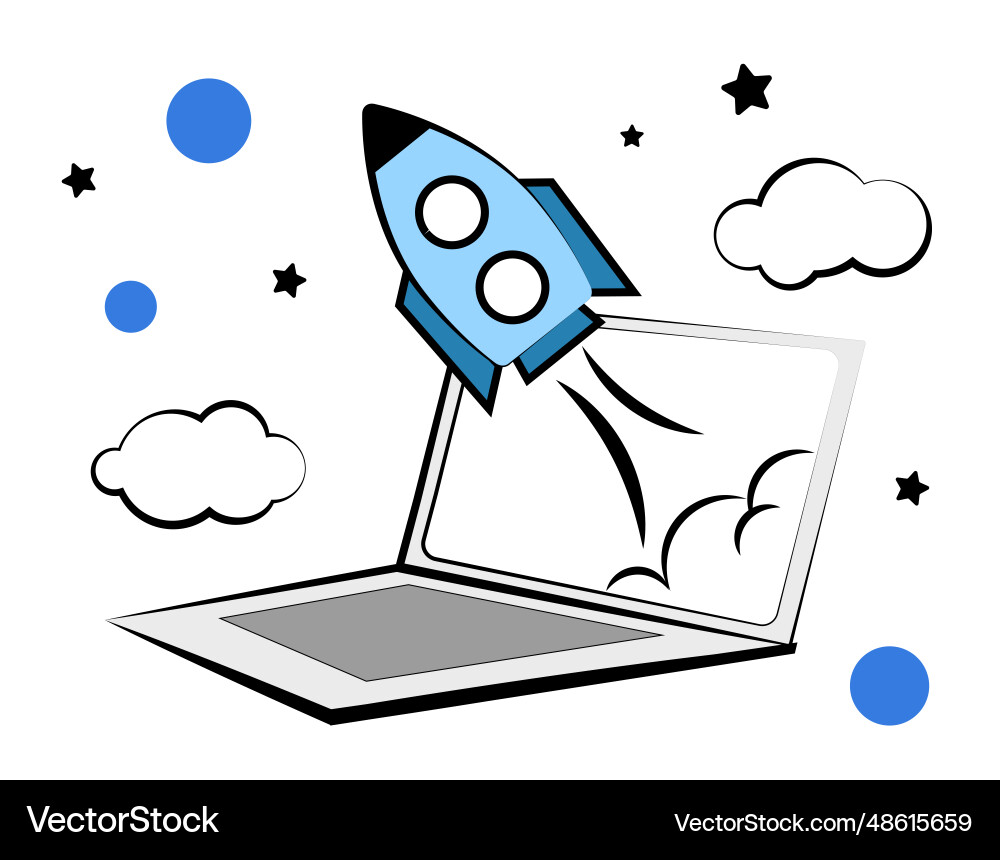 Business startup Royalty Free Vector Image - VectorStock