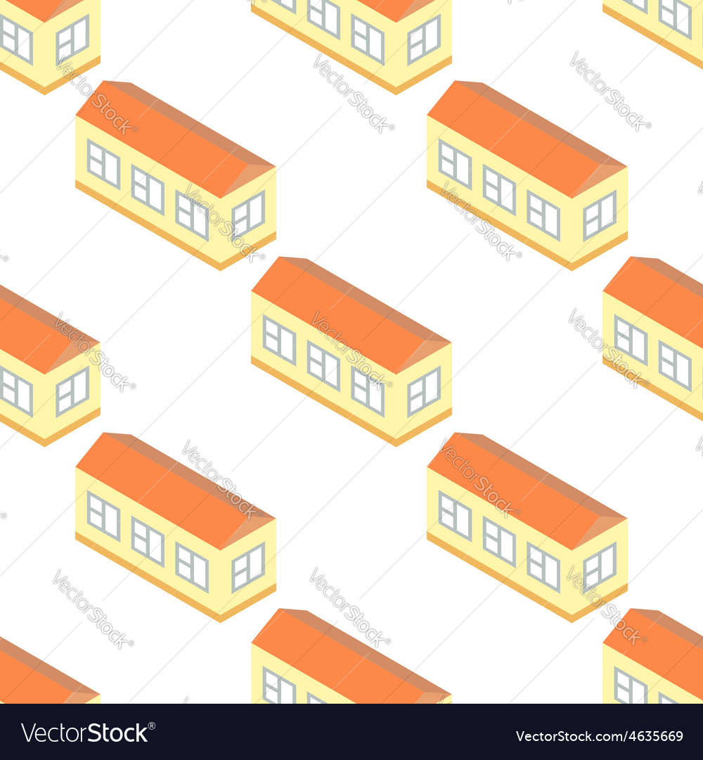 Long building pattern Royalty Free Vector Image