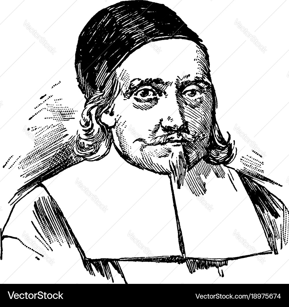 John endicott vintage Royalty Free Vector Image