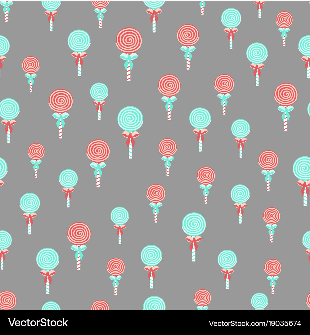 Pattern with candies Royalty Free Vector Image
