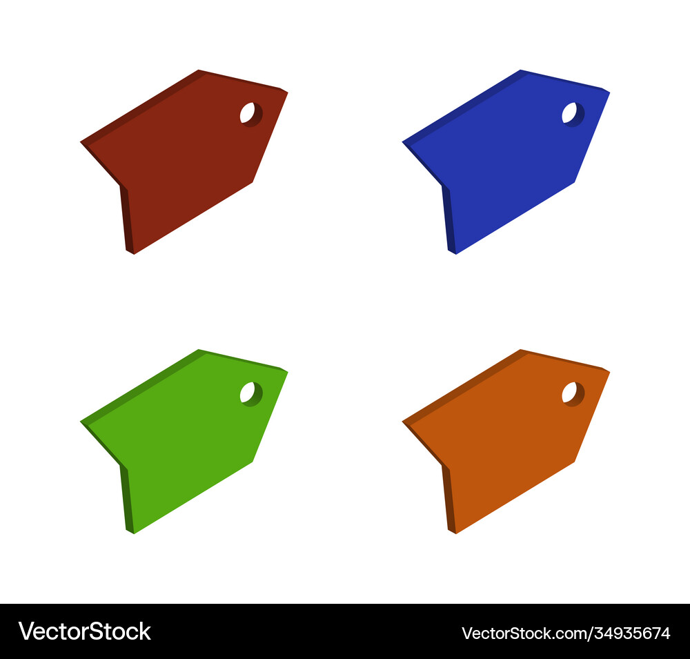 Price label in on white background Royalty Free Vector Image