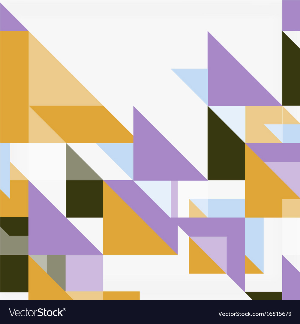 Triangle pattern design background Royalty Free Vector Image