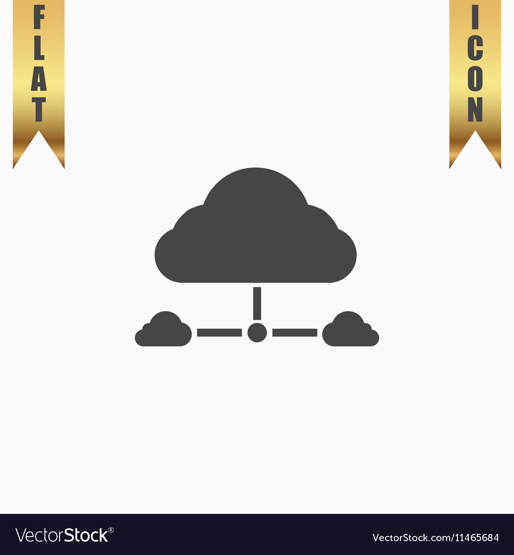 Cloud computing concept Royalty Free Vector Image