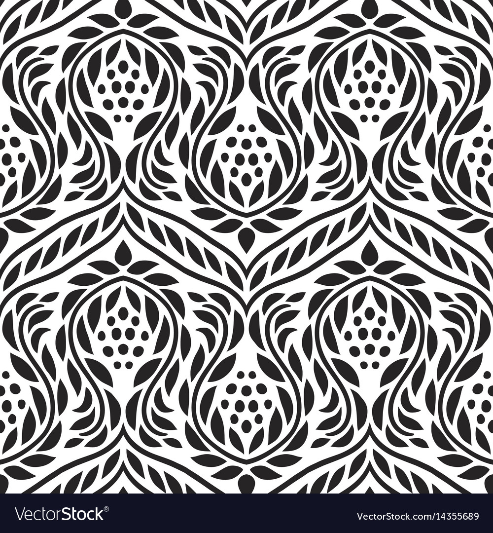 Baroque seamless pattern Royalty Free Vector Image