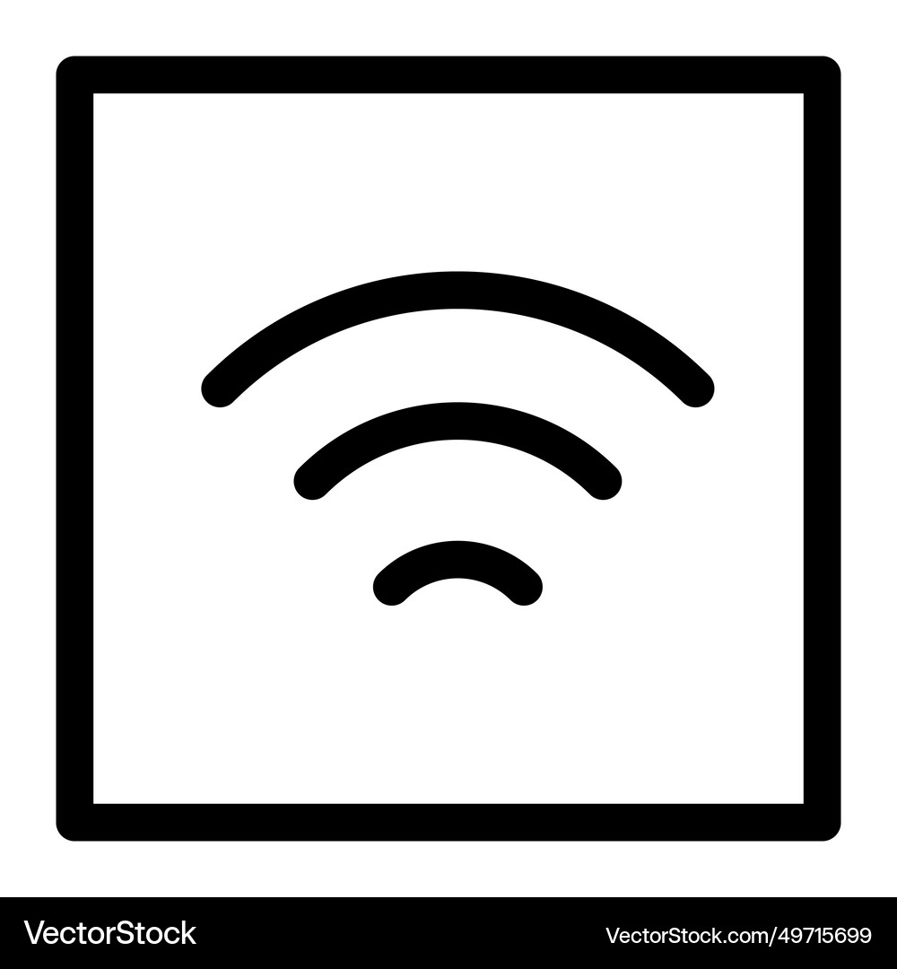 Wireless technology for internet connectivity Vector Image