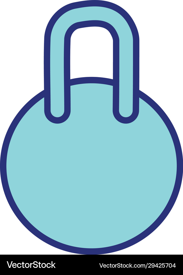 Dumbbell weight lifting accessory icon Royalty Free Vector