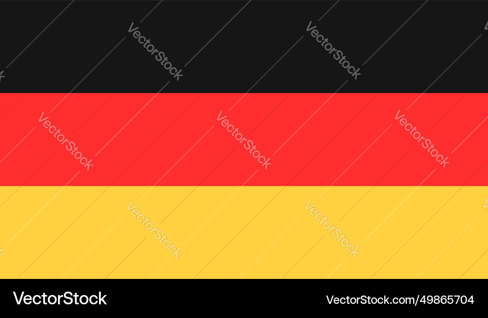 Germany country flag Royalty Free Vector Image