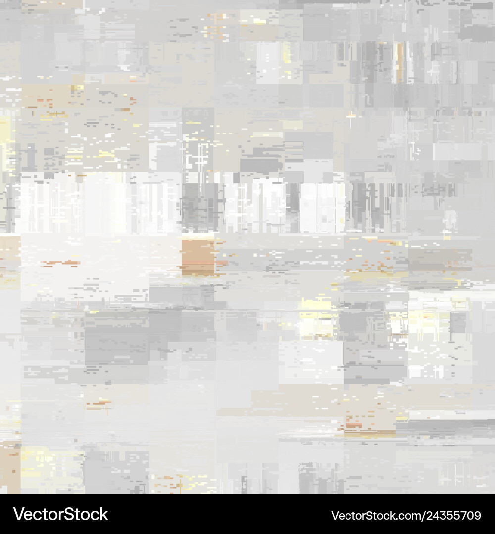 Image with imitation of grunge datamoshing Vector Image