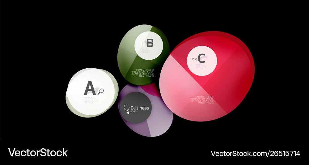 Modern advertising concept for wallpaper design Vector Image