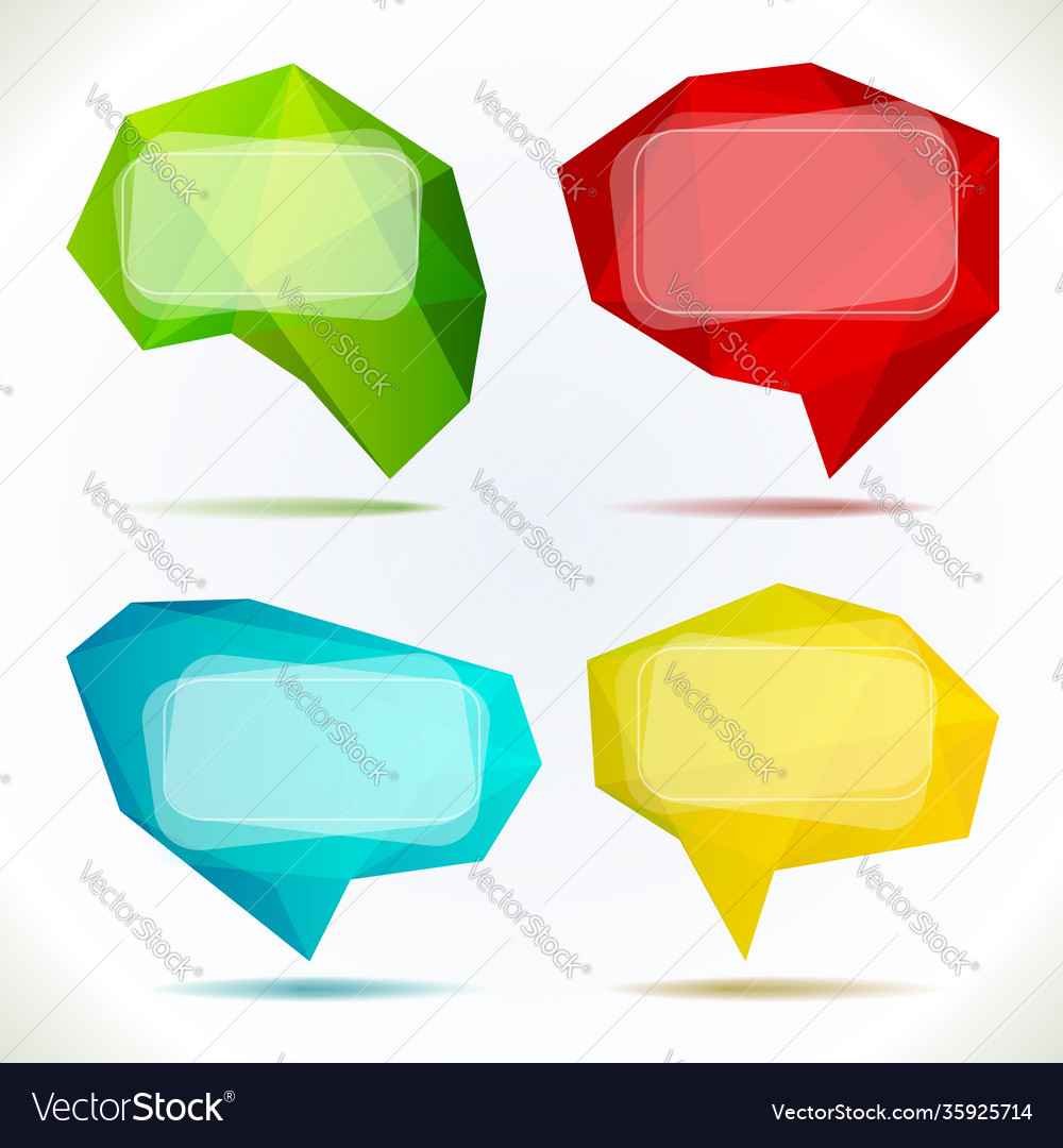 Set speech bubbles Royalty Free Vector Image - VectorStock Set speech bubbles Royalty Free Vector Image - VectorStock