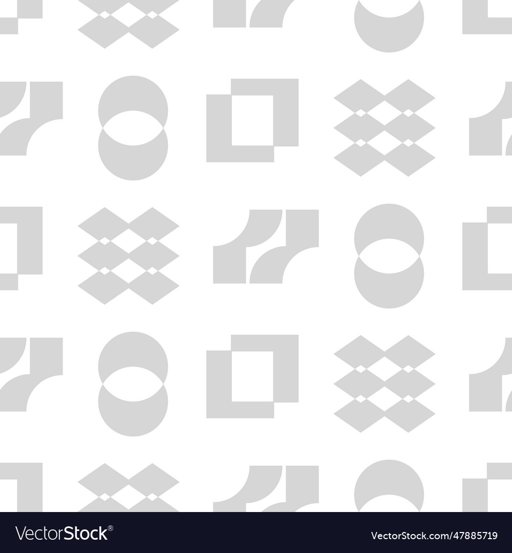 Abstract Modern Seamless Pattern Geometric Print Vector Image
