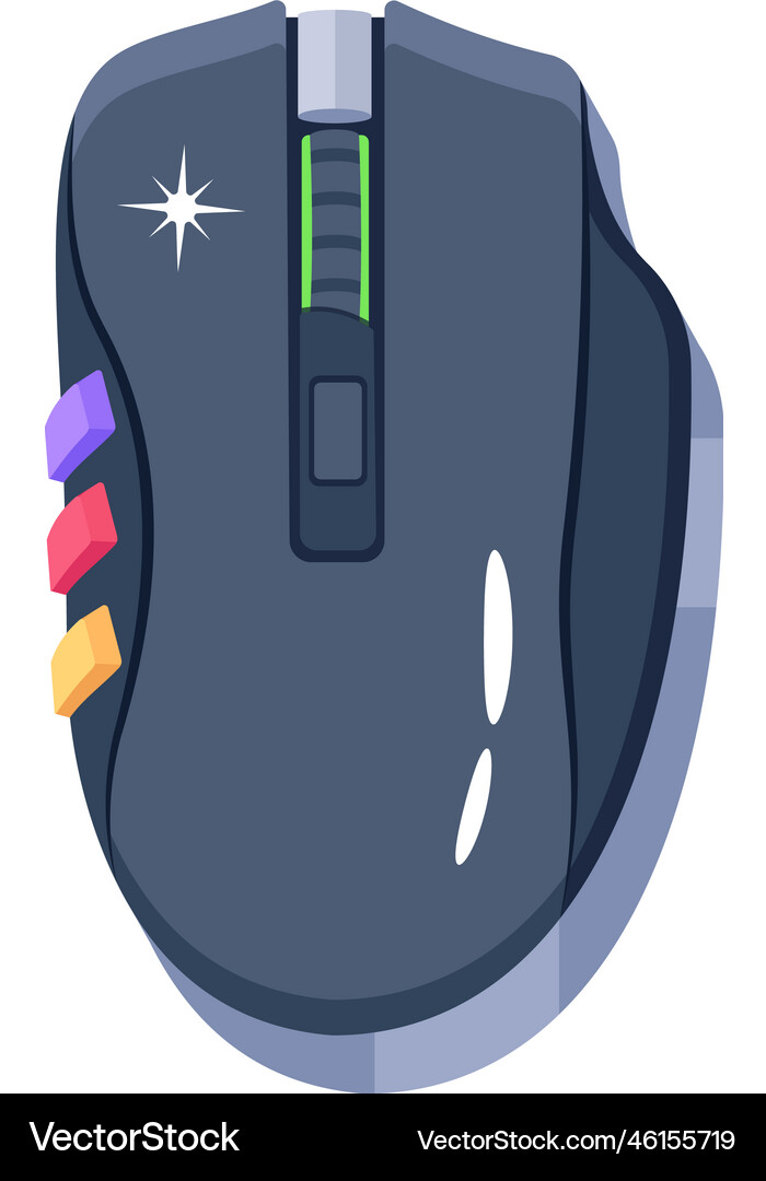 Gaming mouse Royalty Free Vector Image - VectorStock