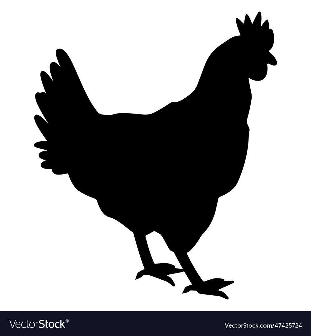 Hen Royalty Free Vector Image Vectorstock