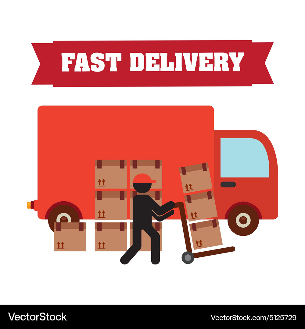 Delivery service Royalty Free Vector Image - VectorStock