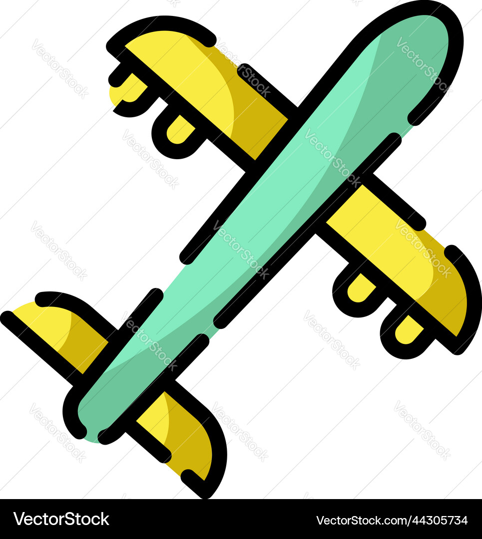 Shipping airplane on a white background Royalty Free Vector