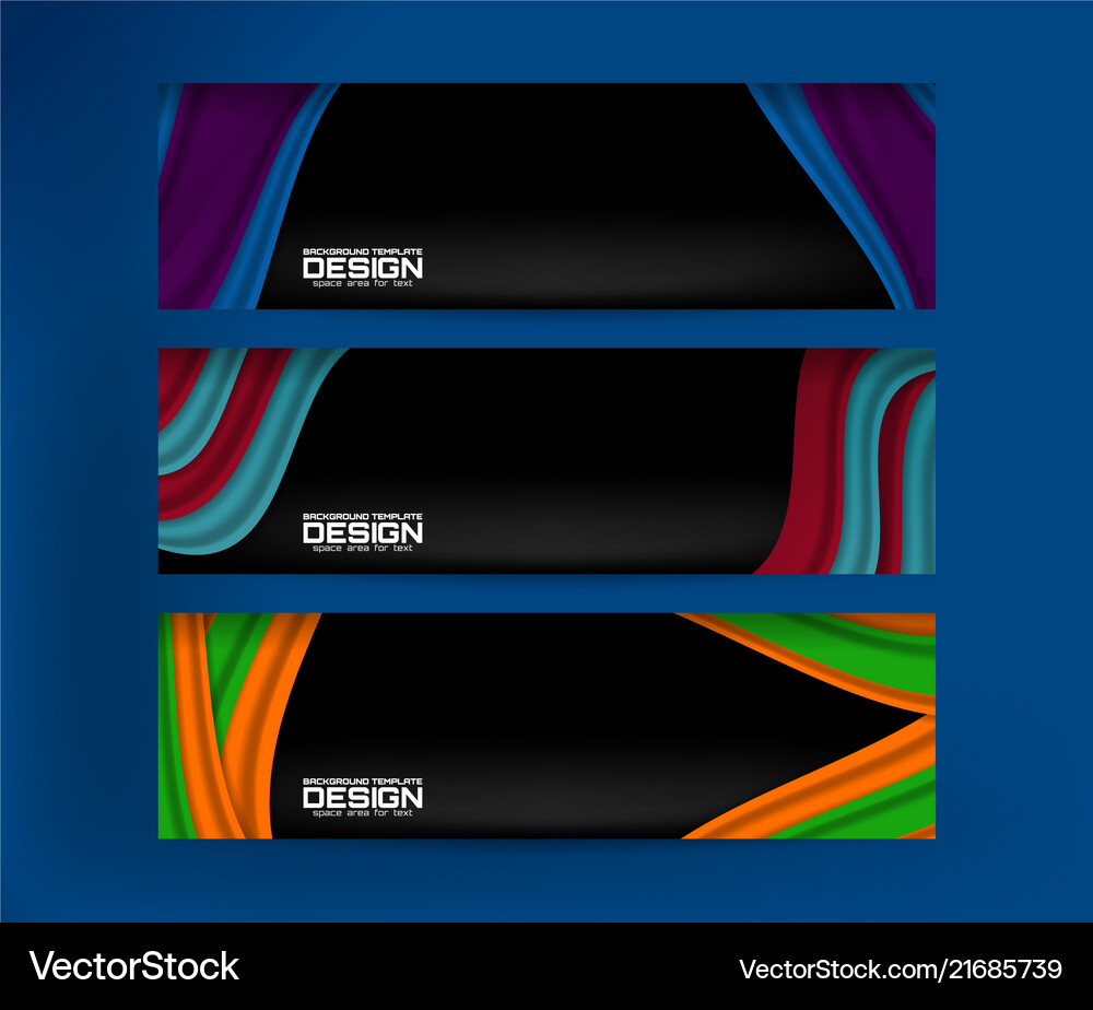 Abstract Banner Background Royalty Free Vector Image