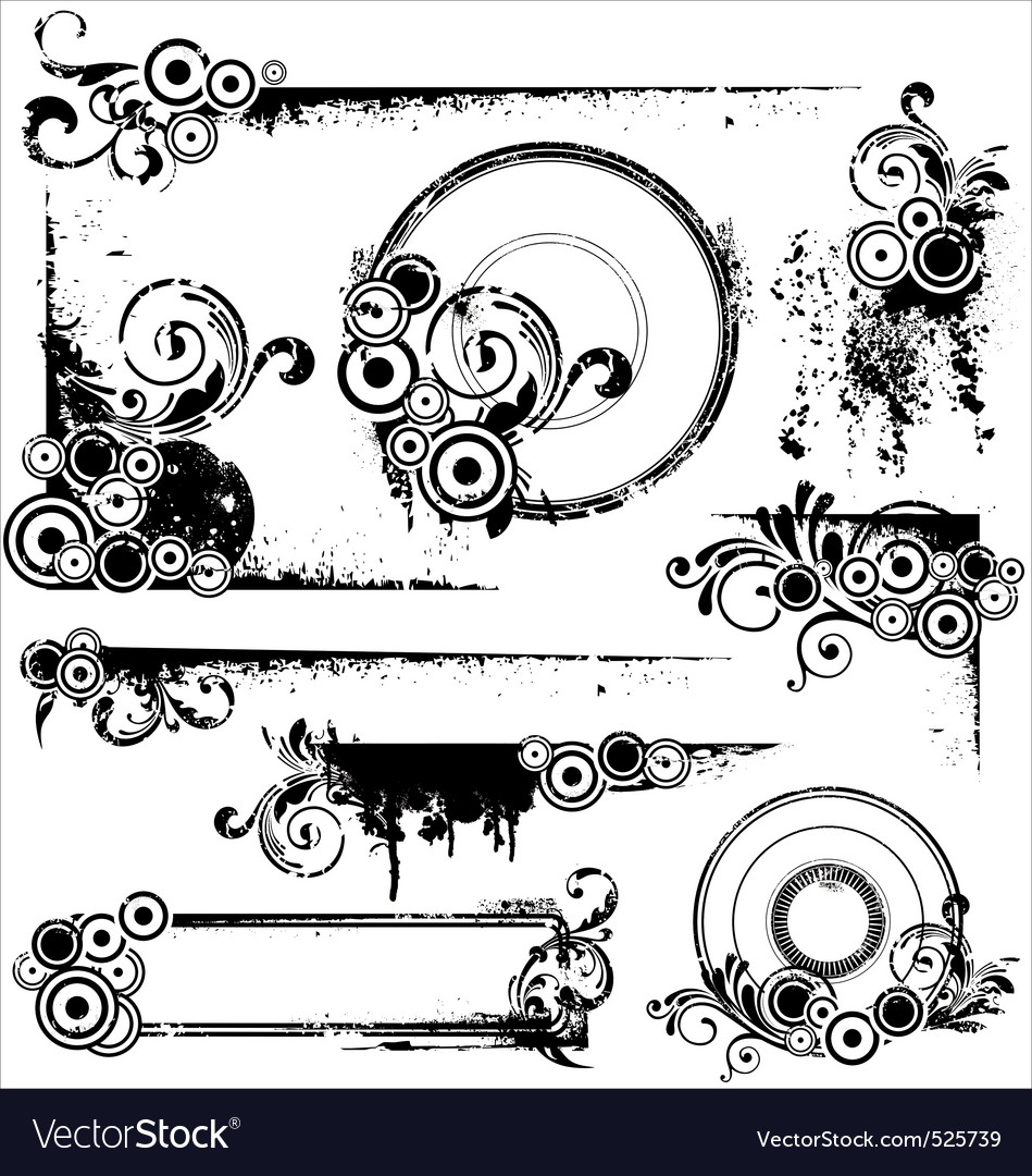 Design elements frame Royalty Free Vector Image