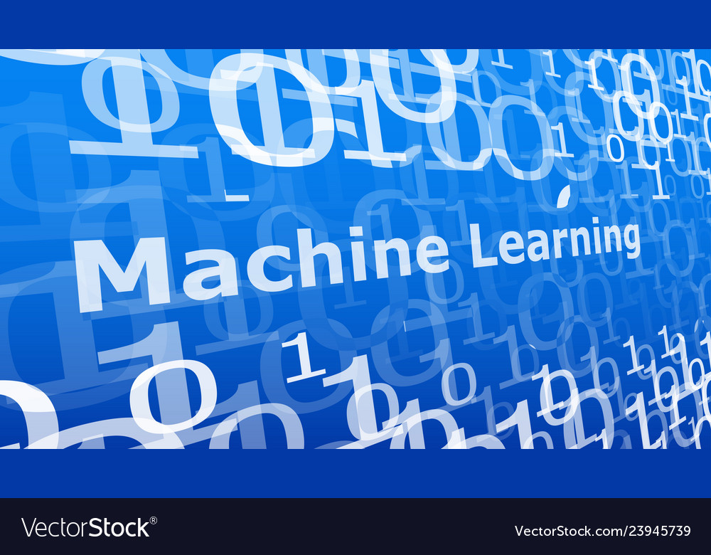 Machine learning creative digital technology Vector Image
