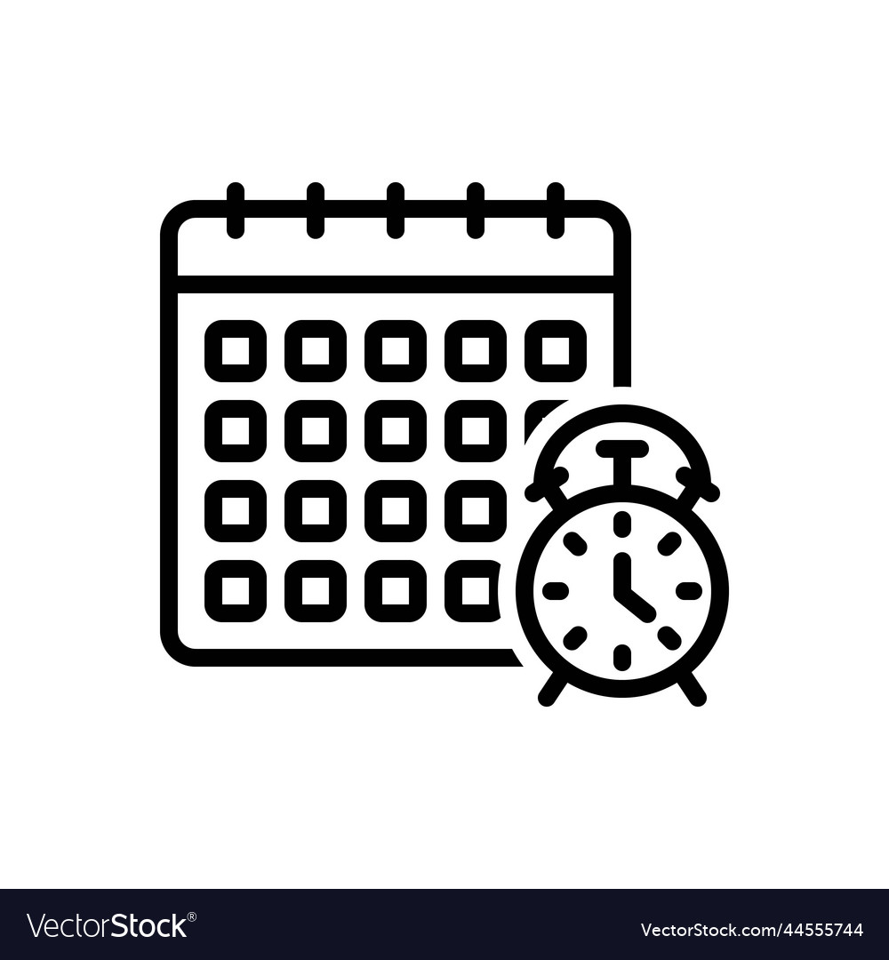 Duration Royalty Free Vector Image - VectorStock