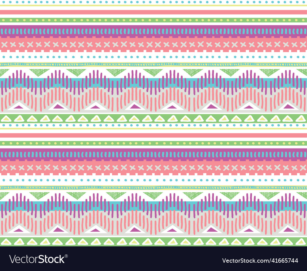 Hand-drawn geometric pattern Royalty Free Vector Image