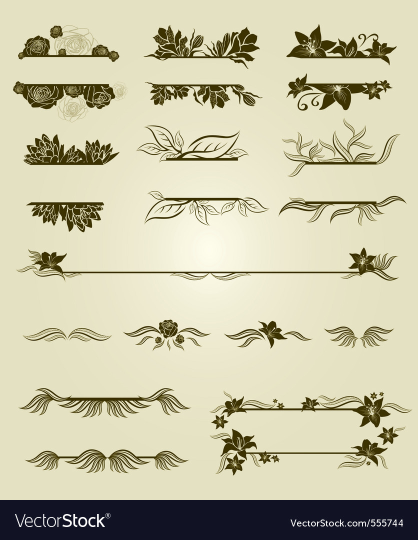 Vintage design elements Royalty Free Vector Image