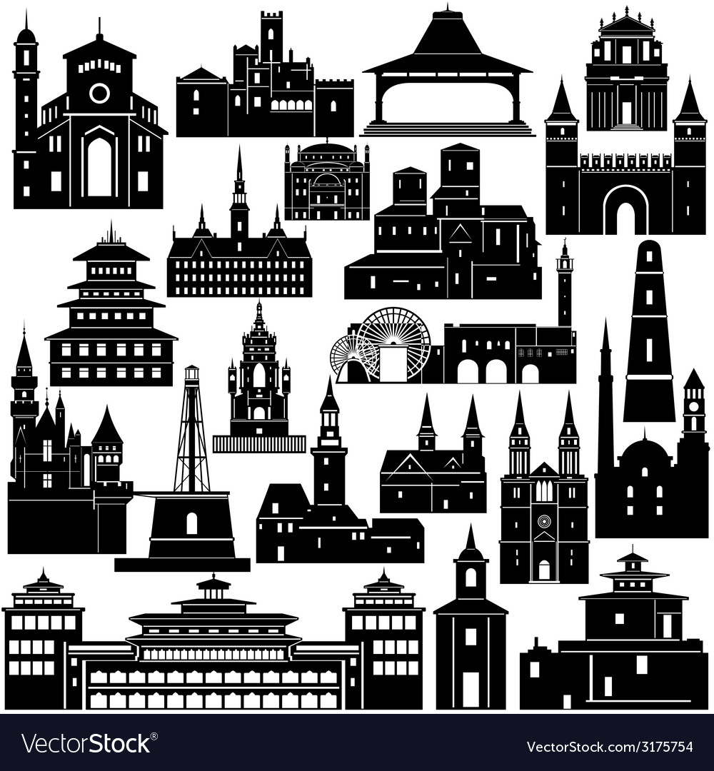 Architecture-8 Royalty Free Vector Image - VectorStock