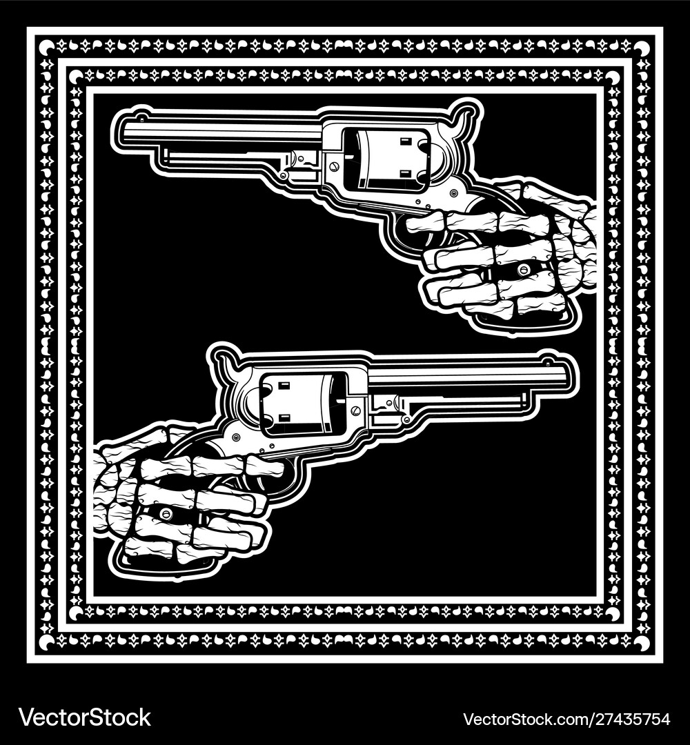Skeleton Hand With Gun