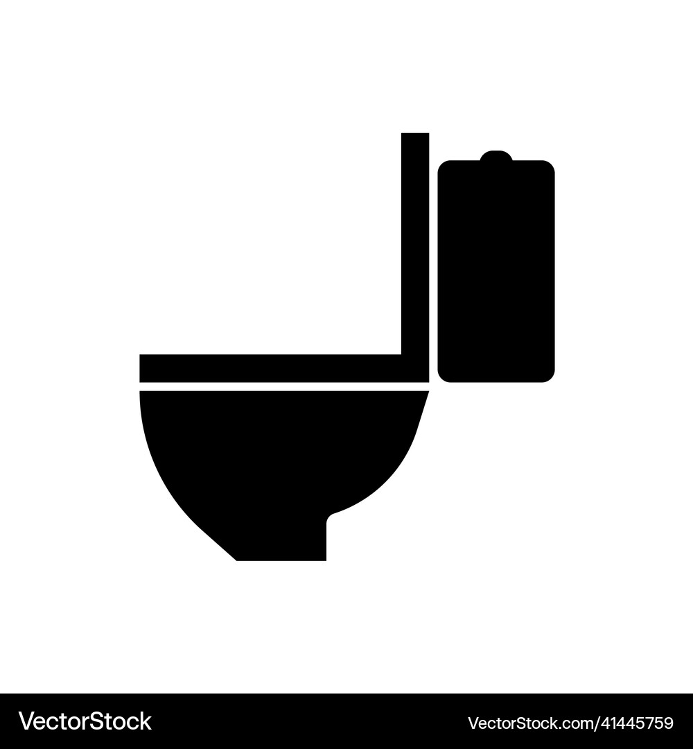 Toilet wc icon bathroom Royalty Free Vector Image