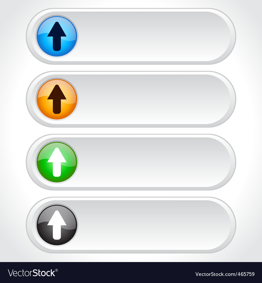 Website menu items Royalty Free Vector Image - VectorStock