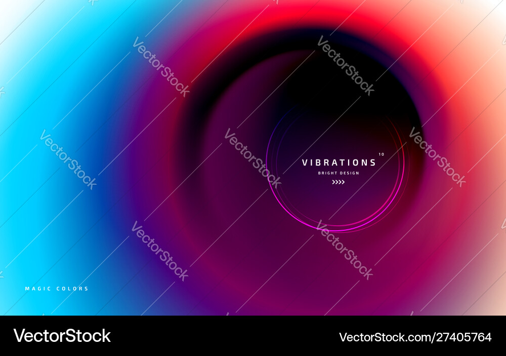 Abstract Twisted Background With Liquid Gradient Vector Image