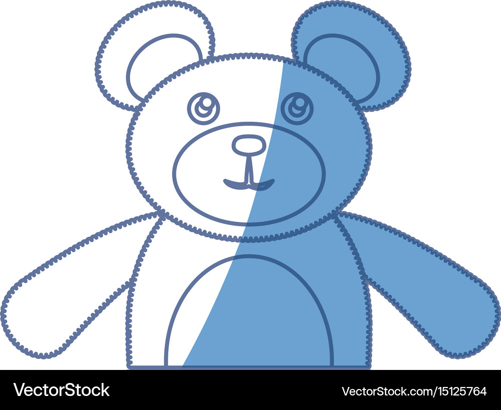 Teddy bear toy Royalty Free Vector Image - VectorStock