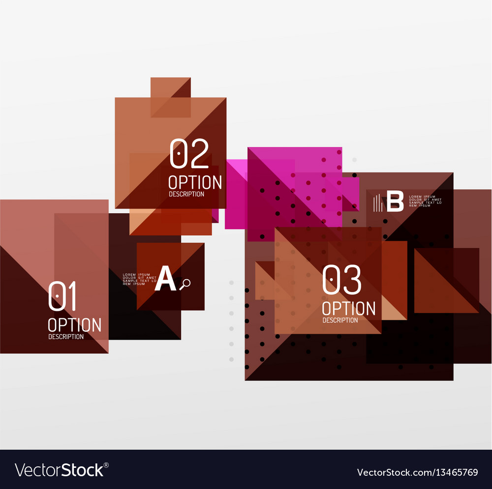 Square abstract background Royalty Free Vector Image