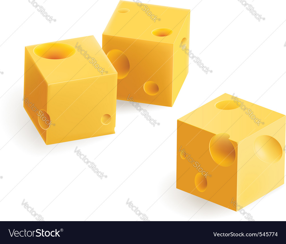 Cheese snack Royalty Free Vector Image - VectorStock